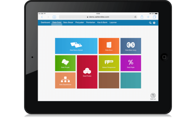 TAMPILAN BERSAHABAT - Zahir Online - Software Akuntansi Online - Cloud ...