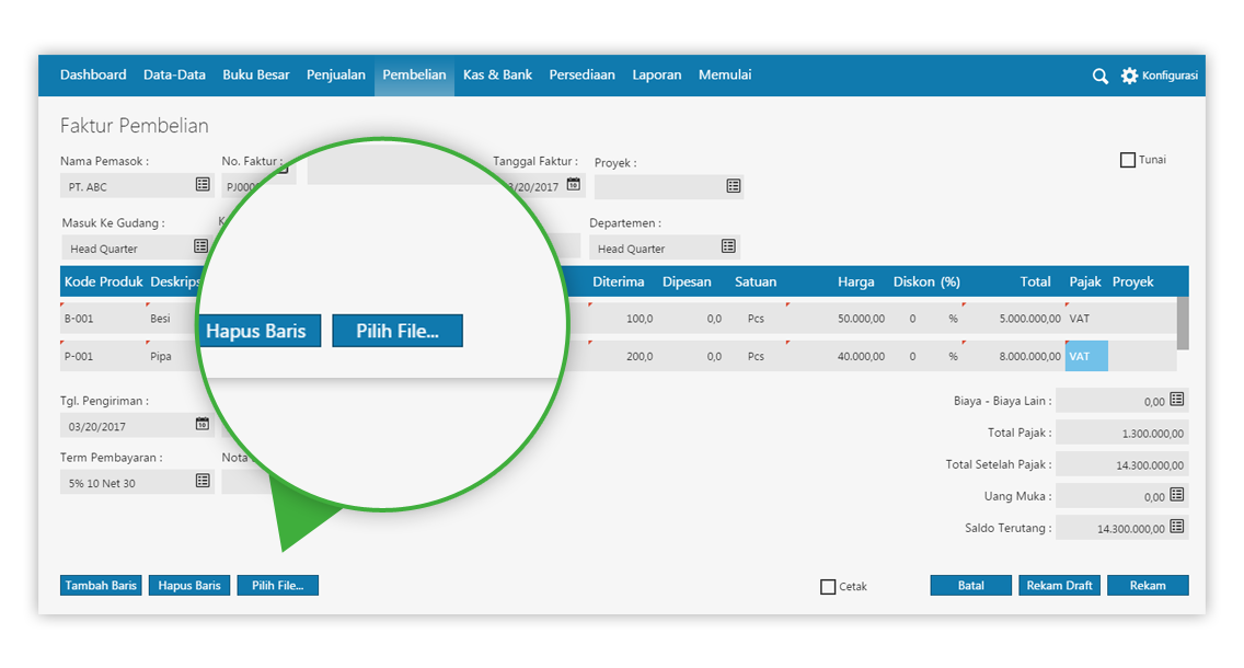 lampiran file sebagai bukti pemyimpanan fisik - Zahir Online - Software ...