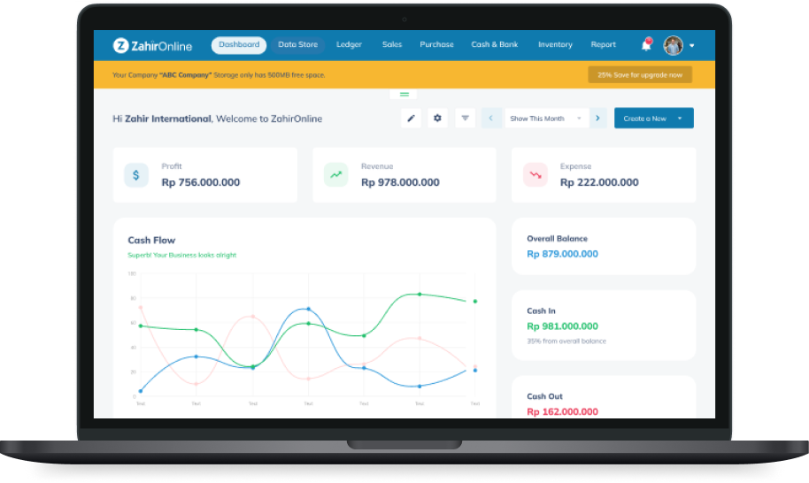 - Zahir Online - Software Akuntansi Online - Cloud Accounting